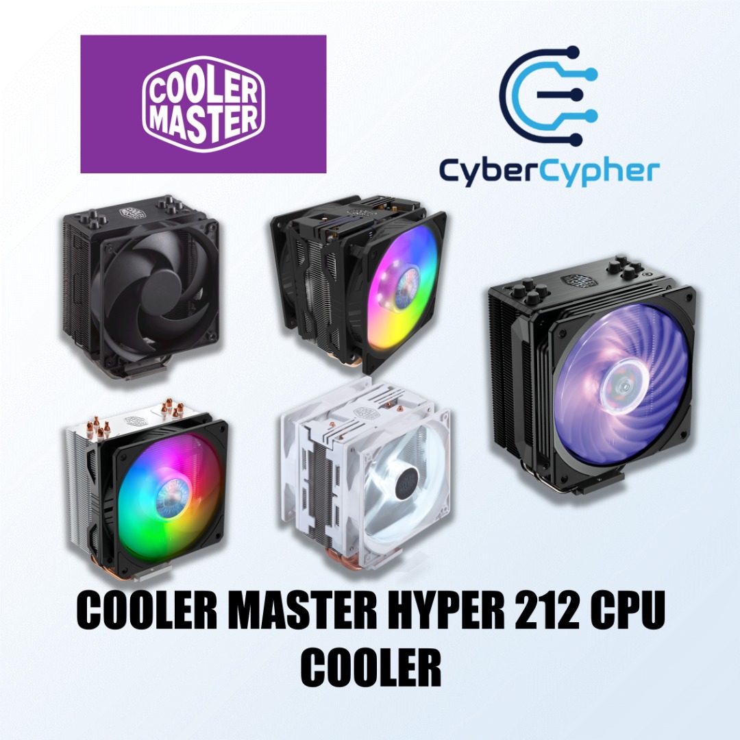 Cooler Master Hyper 212 Cpu Air Cooler Computers And Tech Parts And Accessories Computer Parts On