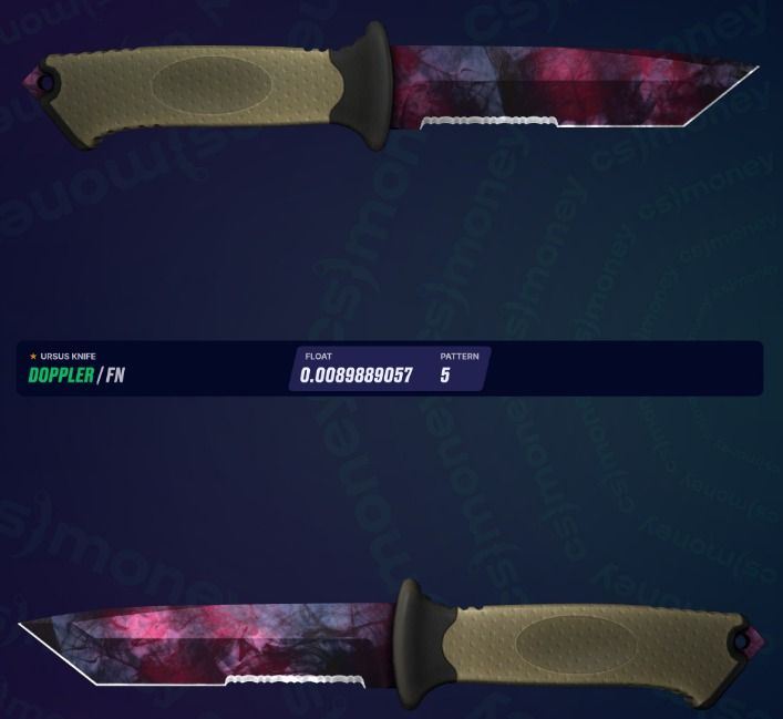 Counter Strike 2 - URSUS DOPPLER PHASE 2, Video Gaming, Gaming ...