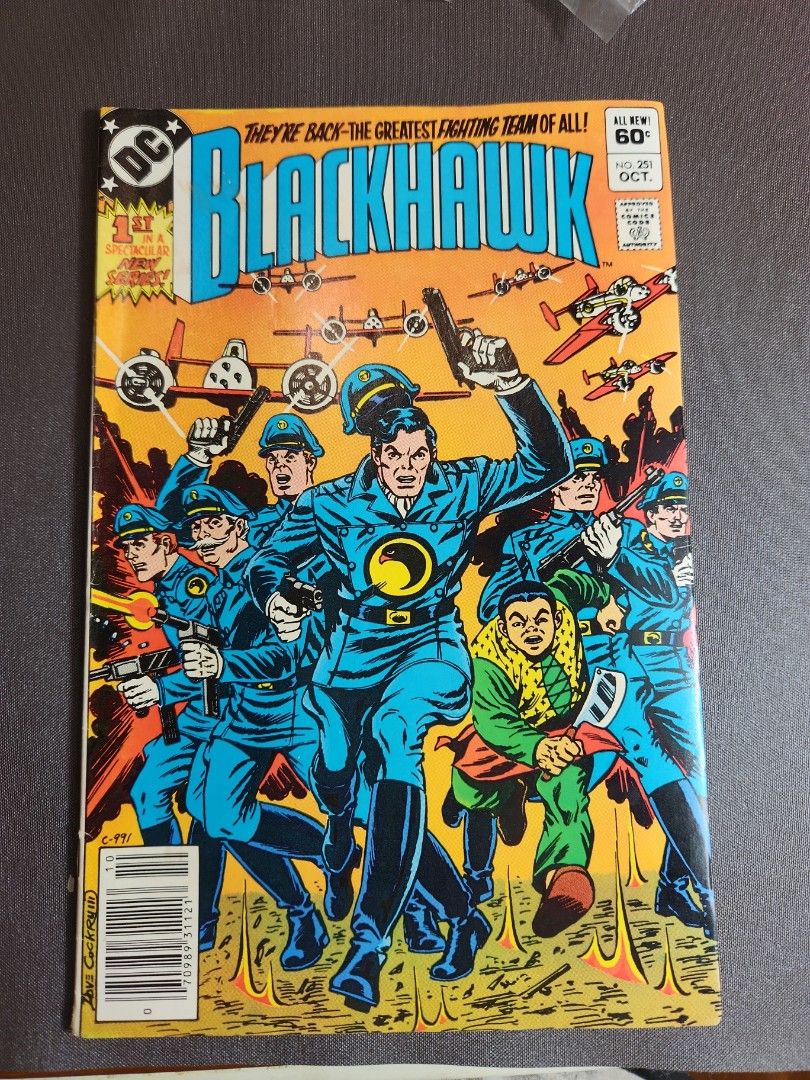 DC Black HAWK #251, Hobbies & Toys, Books & Magazines, Comics & Manga ...