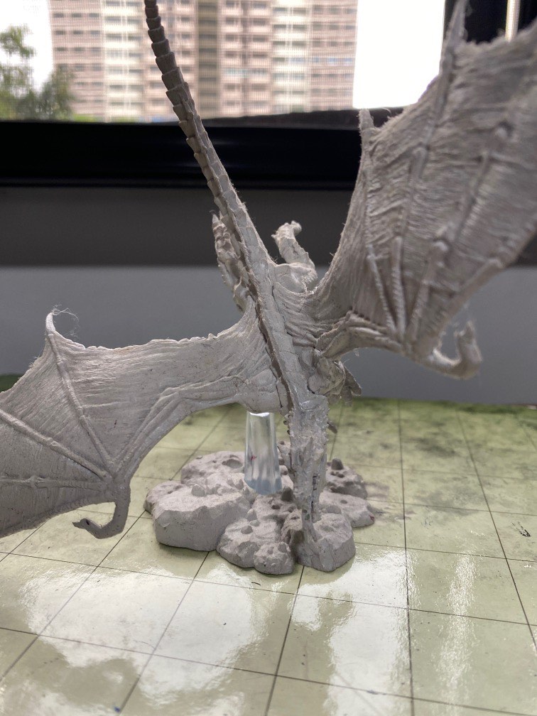 D&D Young White Dragon figure, Hobbies & Toys, Toys & Games on Carousell