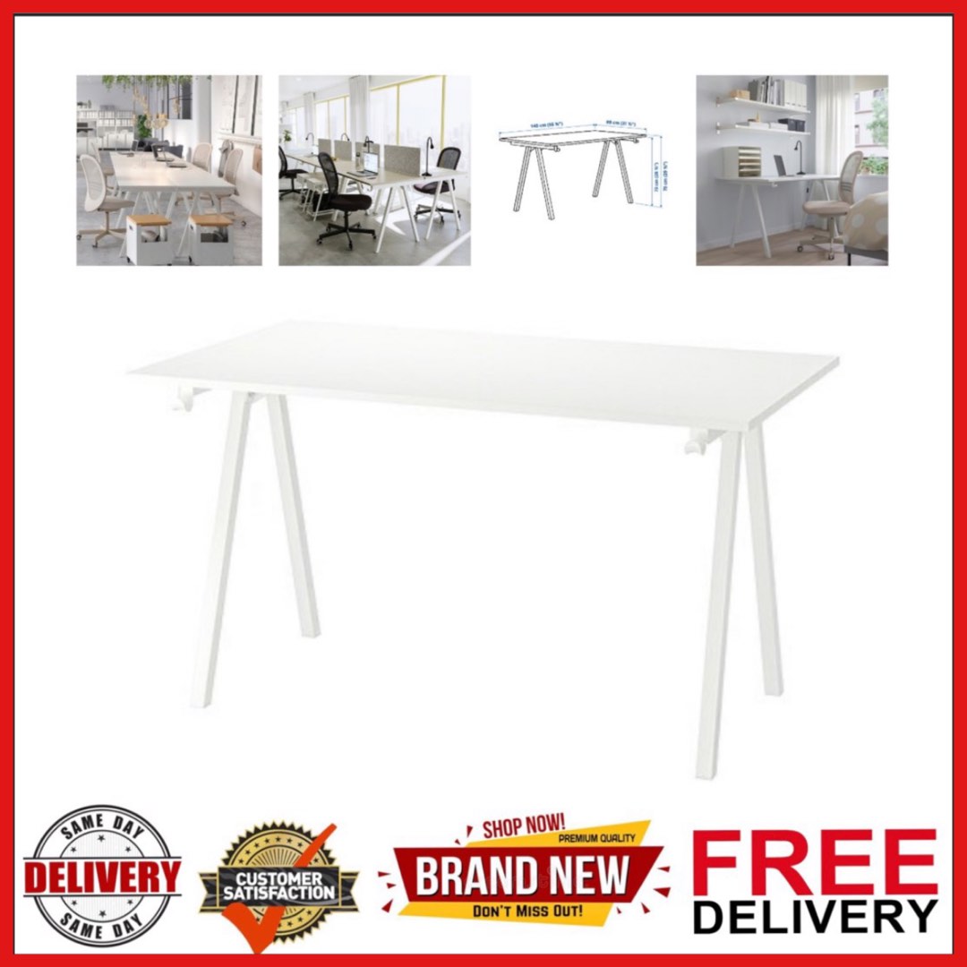 Desk, office desk, gaming desk, study desk, TROTTEN Desk brand-new ...