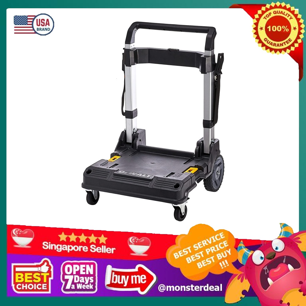 DEWALT TSTAK Trolley Cart with Handle, Swivel 360°, Capacity of Up to ...