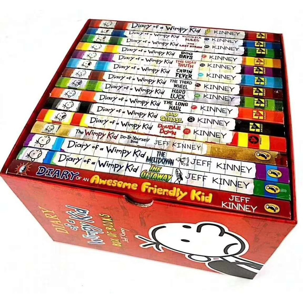 Diary of a Wimpy Kid Boxed Set by Jeff Kinney (20 Books), Hobbies ...