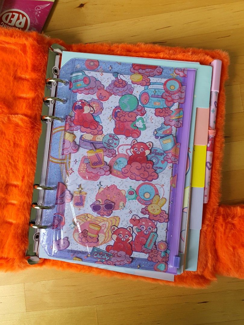 Disneyland TURNING RED Fluffy Journal, Hobbies & Toys, Stationery ...