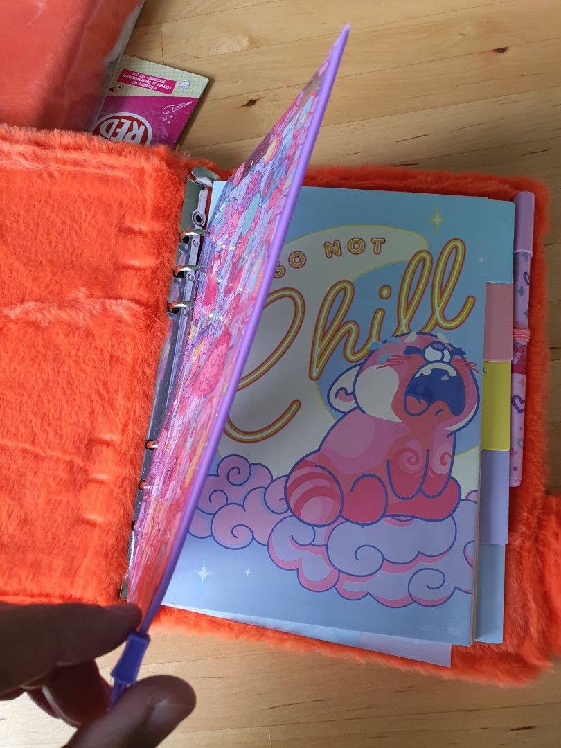 Disneyland TURNING RED Fluffy Journal, Hobbies & Toys, Stationery ...