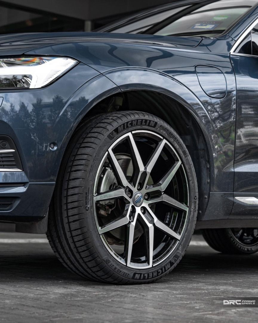 DRC FORGED WHEELS Polestar Inspired in Piano Black w#Volvo#XC60#T8 ...