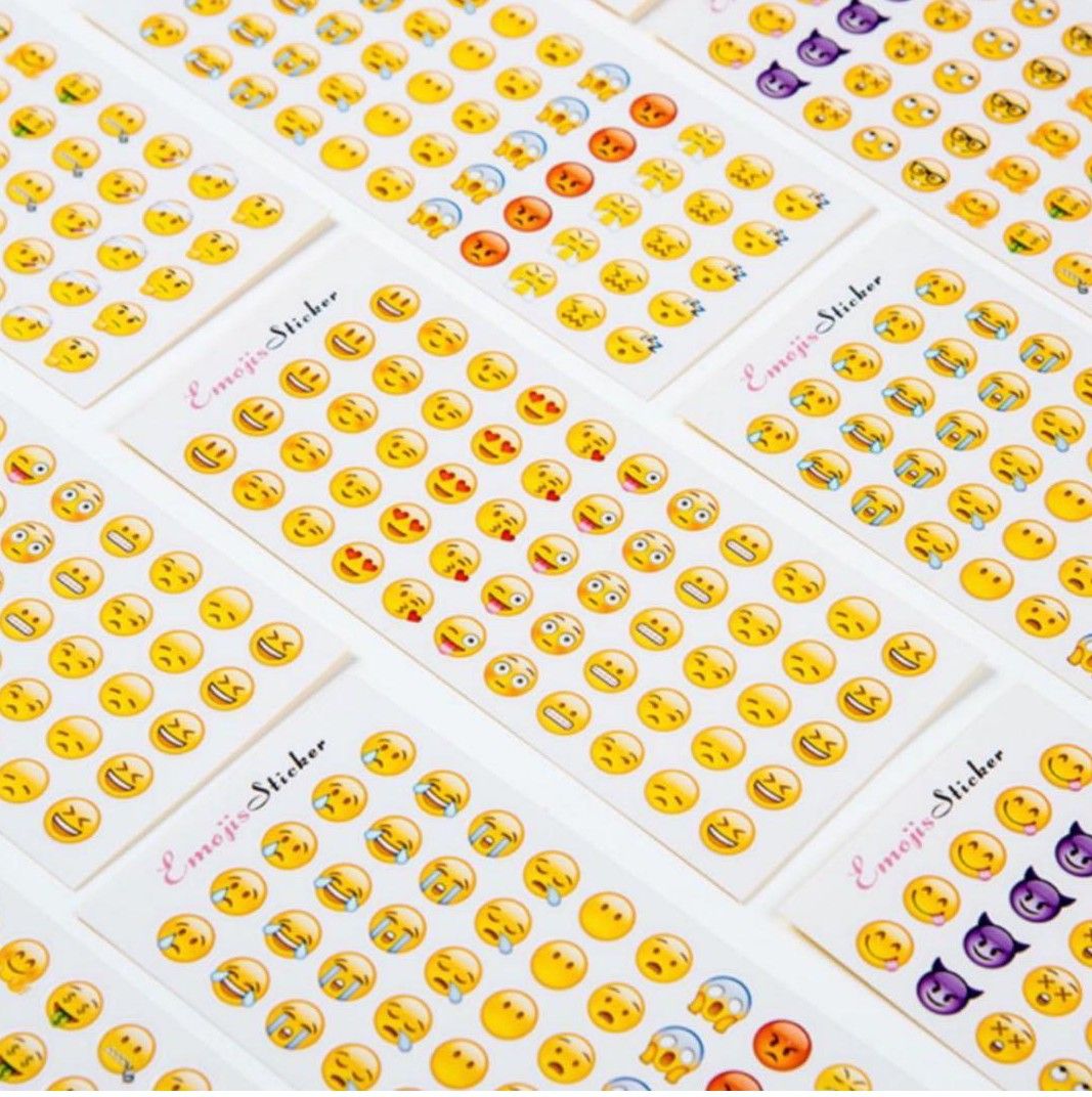 Emoji sticker sheet, Hobbies & Toys, Stationery & Craft, Art & Prints ...