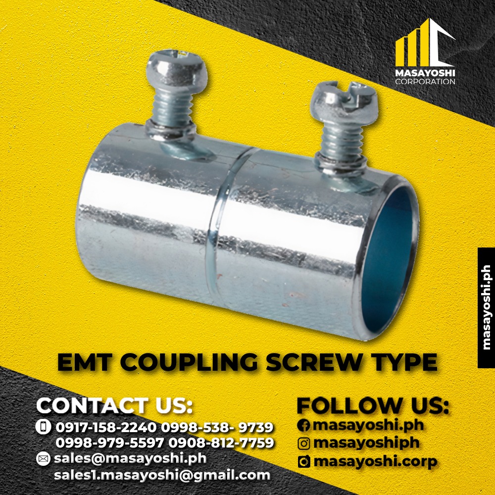 EMT Coupling Screw Type / Electric Metallic Conduit / EMT / Coupling on ...