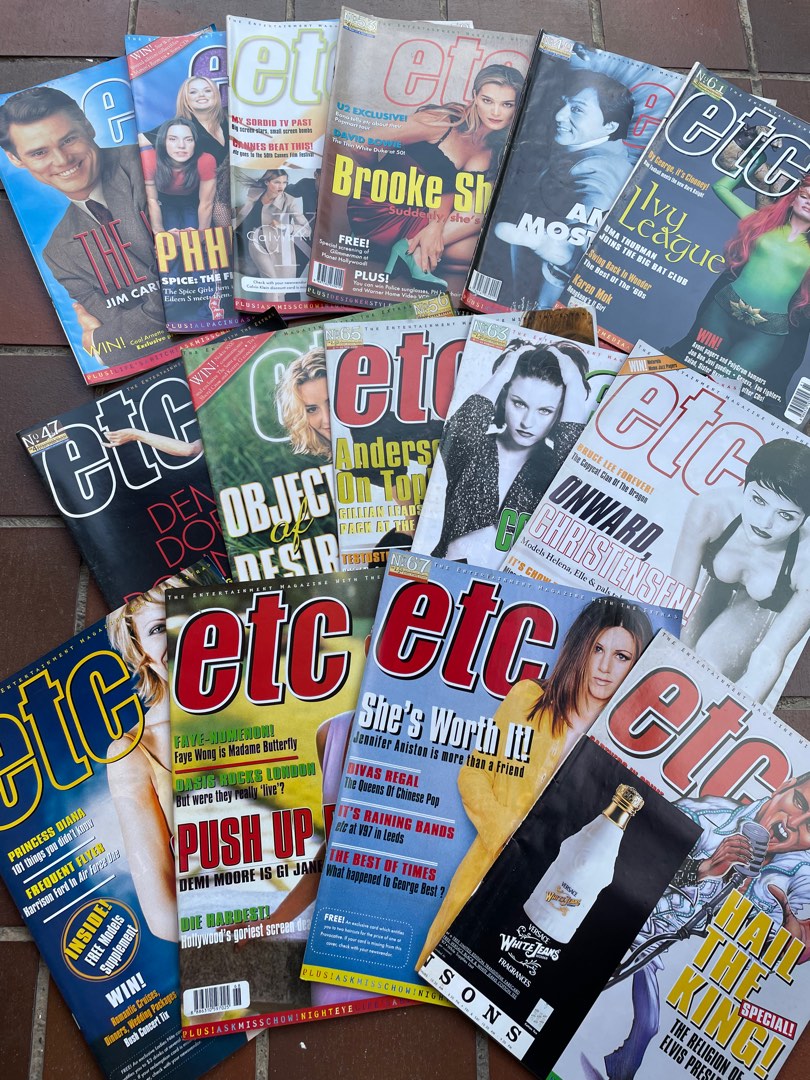 ETC Entertainment Magazines from the late 90s, Hobbies & Toys, Books ...