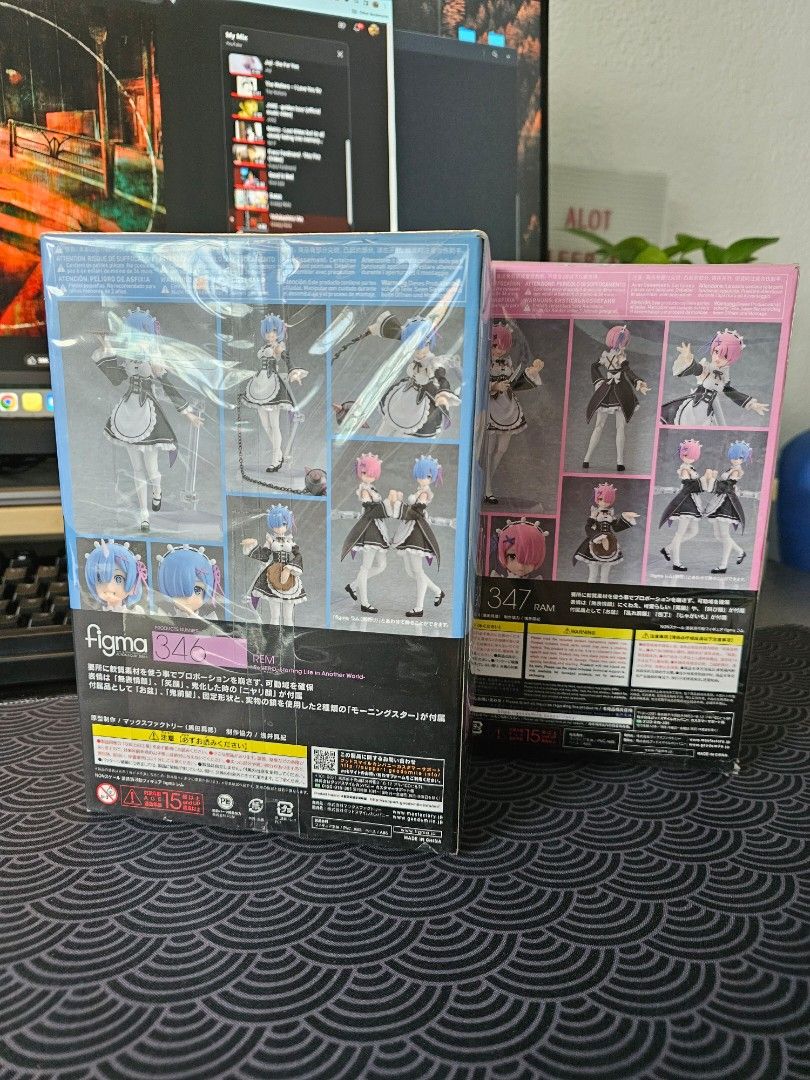 Figma Rezero Rem & Ram set (can trade shf , mezco , mafex ), Hobbies ...