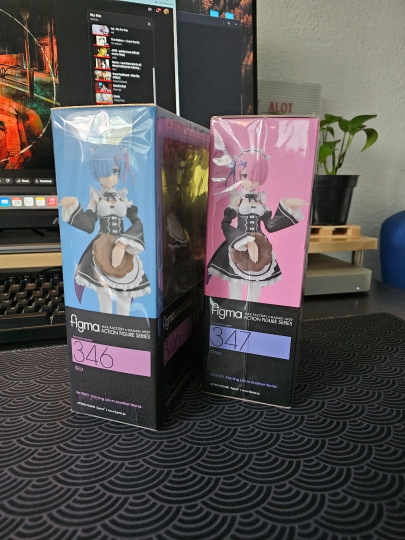 Figma Rezero Rem & Ram set (can trade shf , mezco , mafex ), Hobbies ...