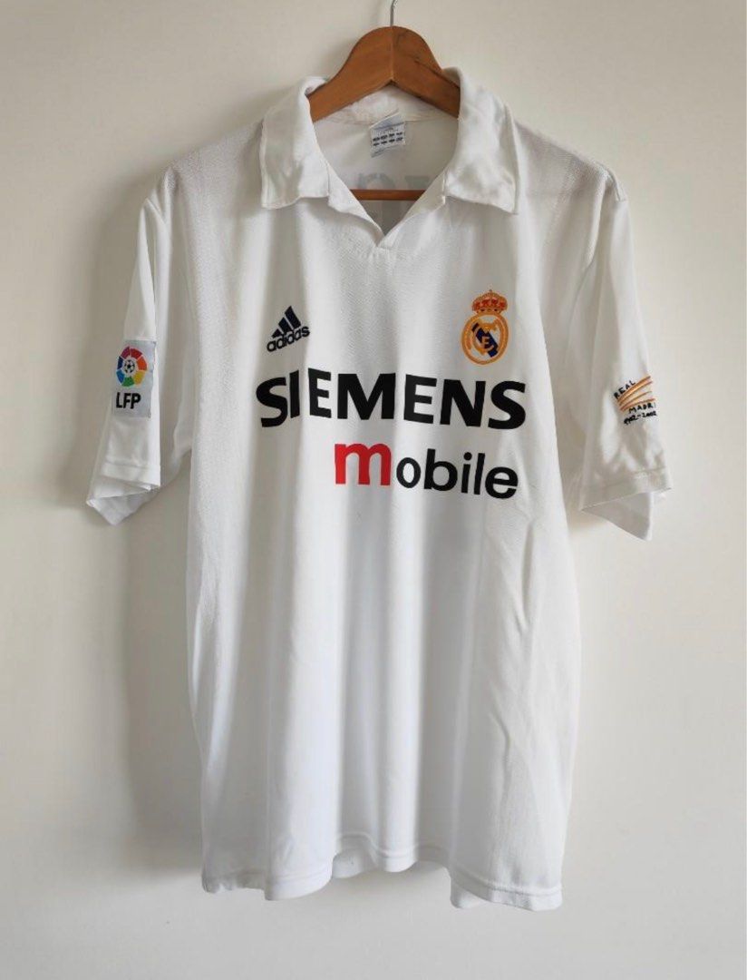 Figo Real Madrid 2002 Centenary soccer/football jersey/kit rare/retro ...