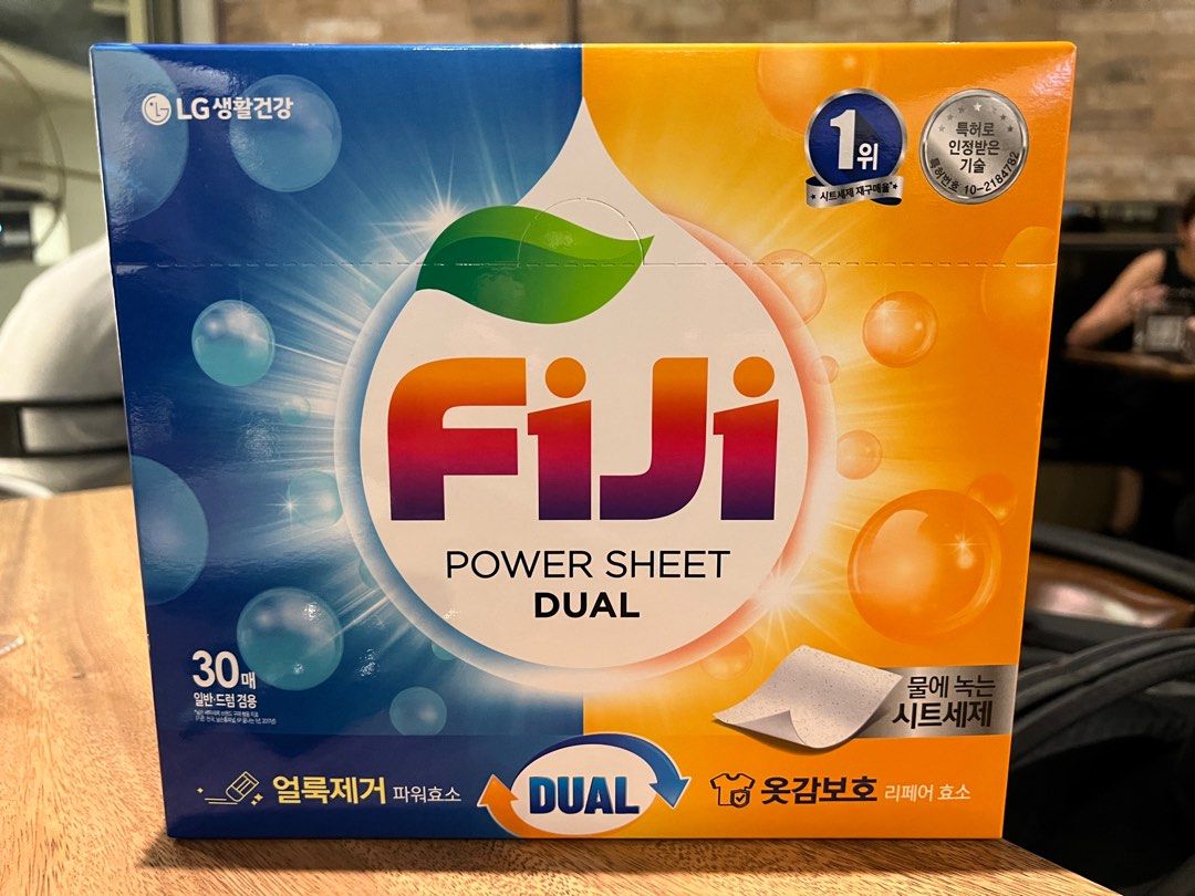 FIJI Power Sheet Dual (Detergent Sheet), Furniture & Home Living ...