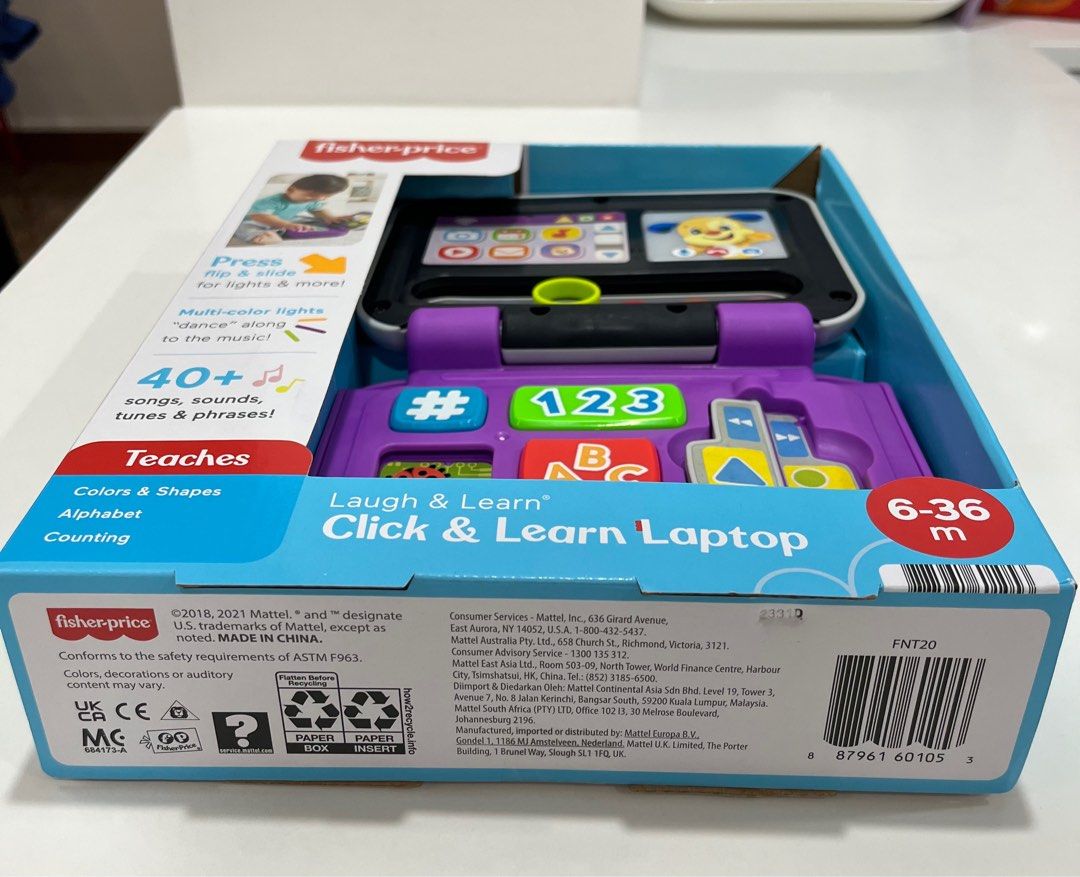 Fisher-price Laptop Toy, Babies & Kids, Infant Playtime on Carousell