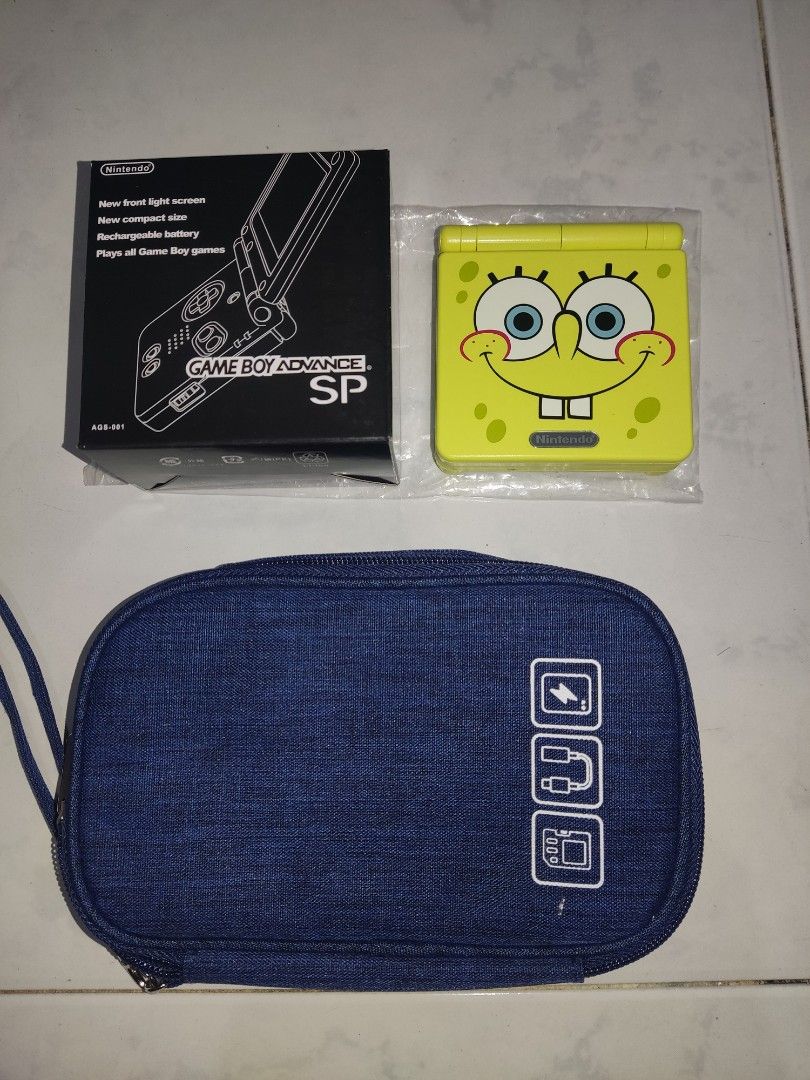 GBA SP Gameboy Advance SP Ags-101 & IPS with Free Games, Video Gaming ...