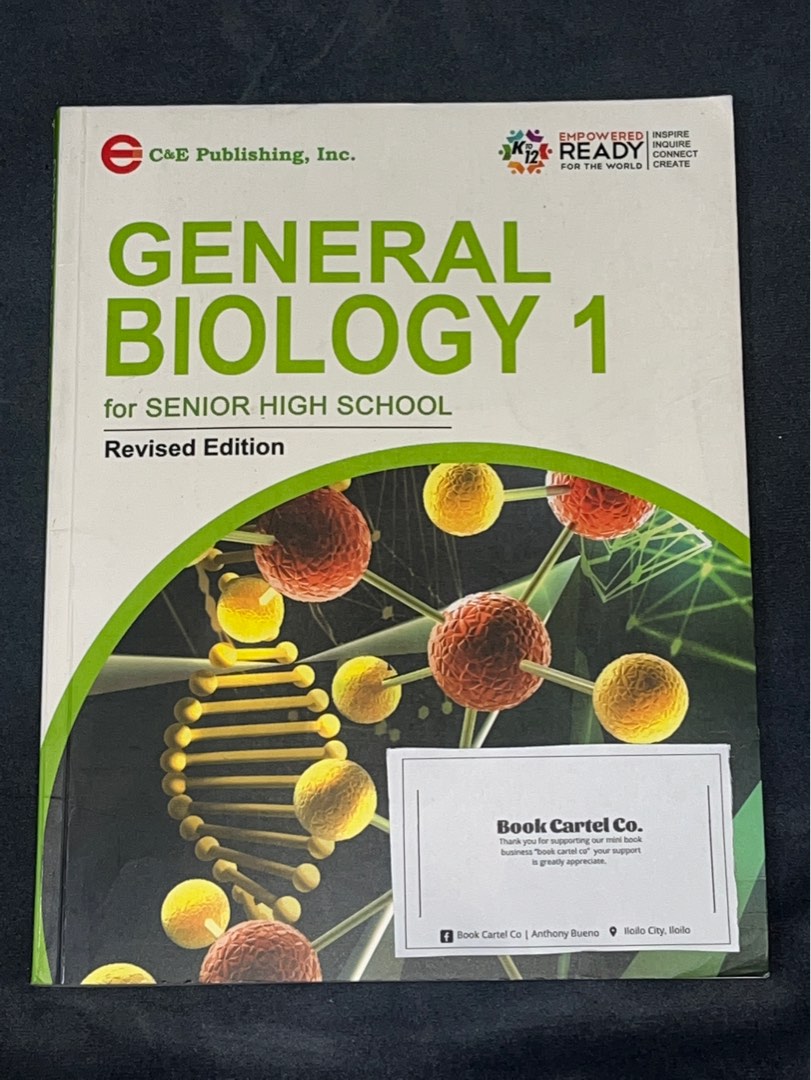 General Biology One For SHS Revised Edition C&E Publishing, Hobbies ...