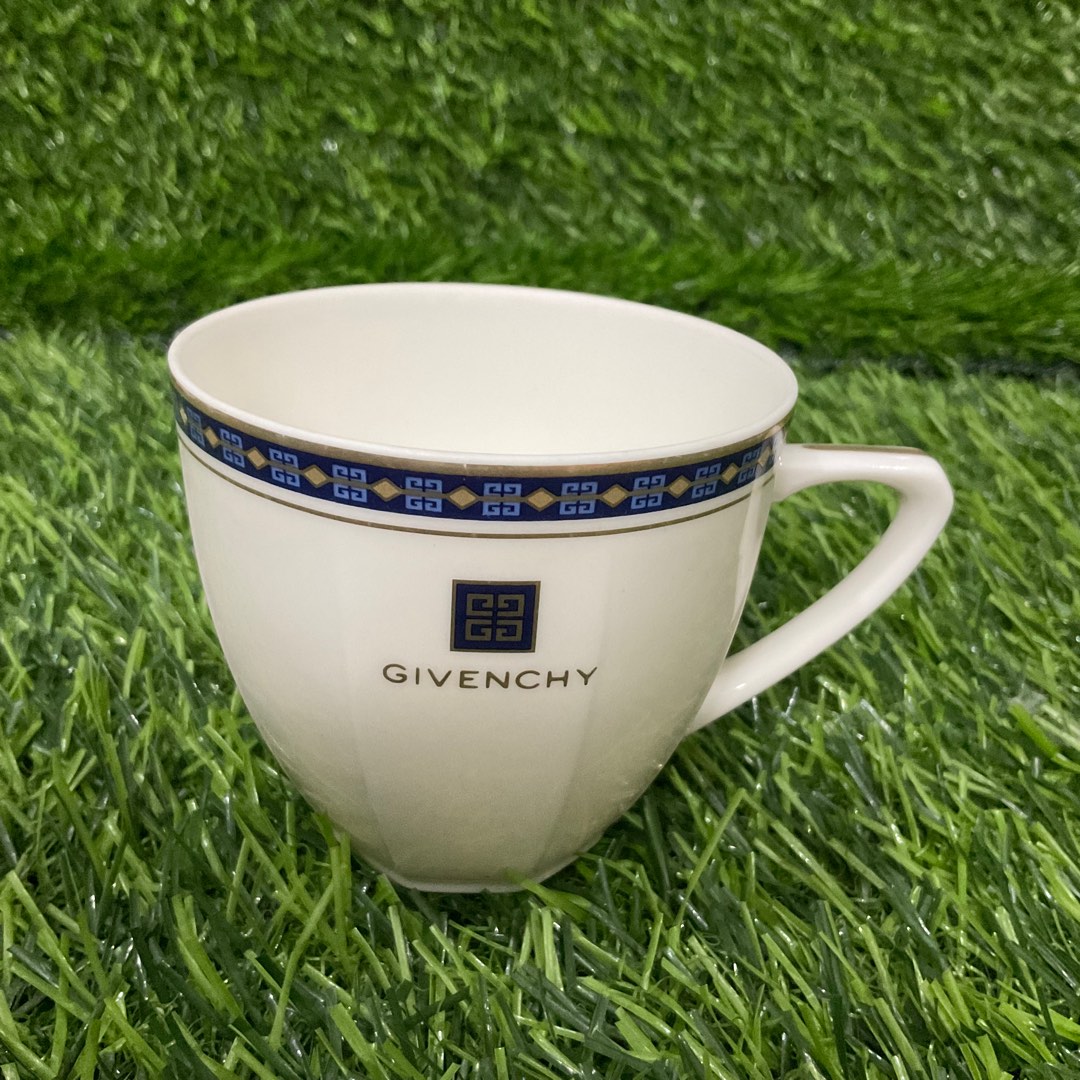 Givenchy Paris Yamaka Porcelain Rare Pattern Goldrim Coffee Mug Teacup ...