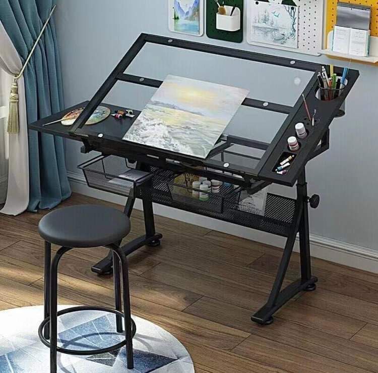 Glass Drafting Table, Hobbies & Toys, Stationary & Craft, Stationery ...