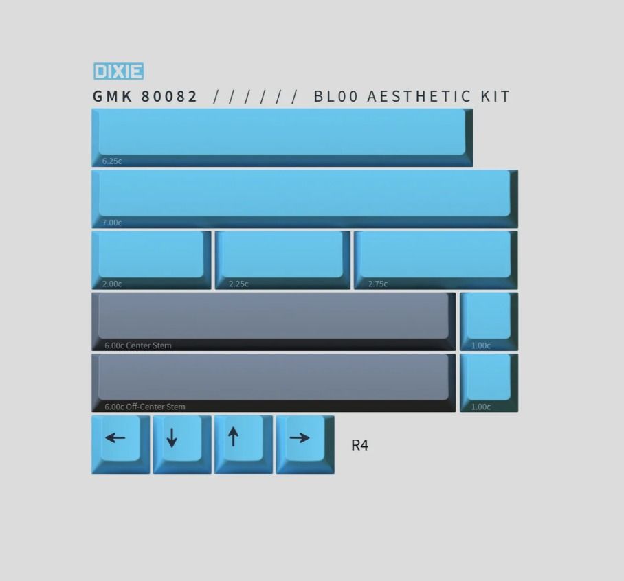 GMK 80082 Keycap Set - Base + Spacebars (Aesthetic) Kits, Computers ...