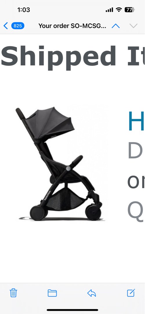 Hamilton S1, Babies & Kids, Going Out, Strollers on Carousell