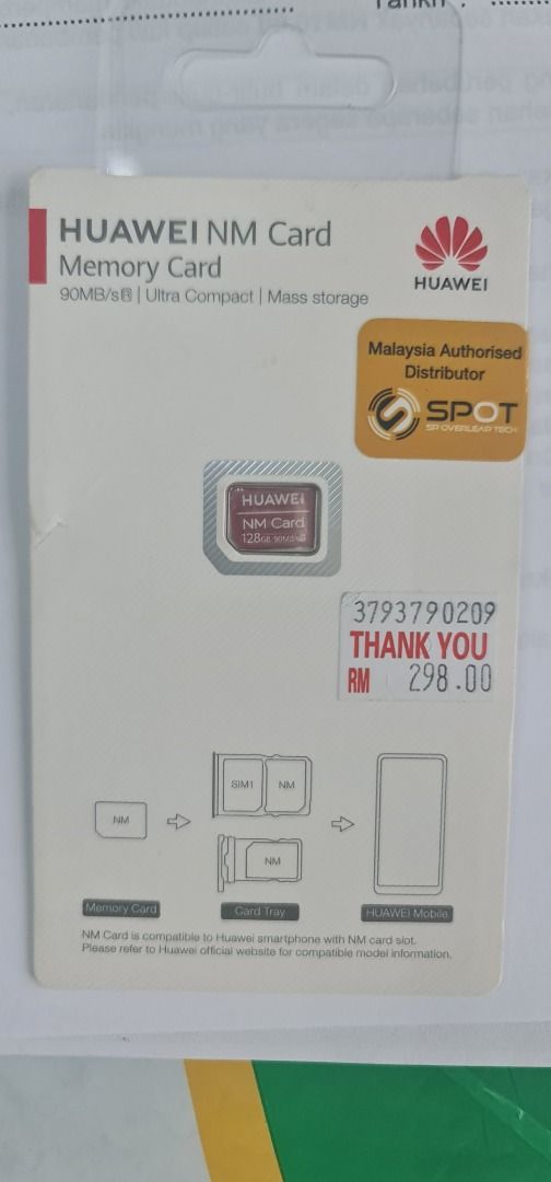 HUAWEI NM 128GB MEMORY CARD, Mobile Phones & Gadgets, Mobile & Gadget ...
