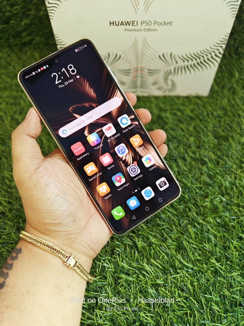 Huawei P50 Pocket Premium Edition Premium Gold 512gb 12gb RAM Complete ...