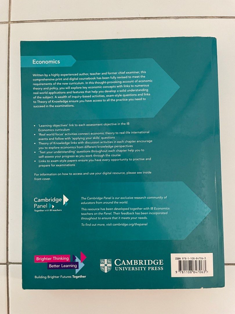 IB Diploma Textbook/Coursebook New Syllabus (Cambridge University Press ...