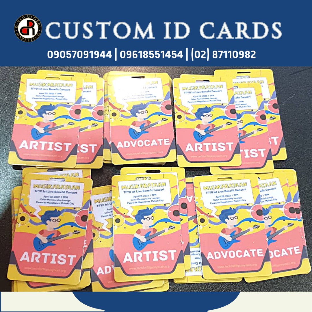 ID Cards Custom ID Cards Business Card School Id, Hobbies & Toys ...