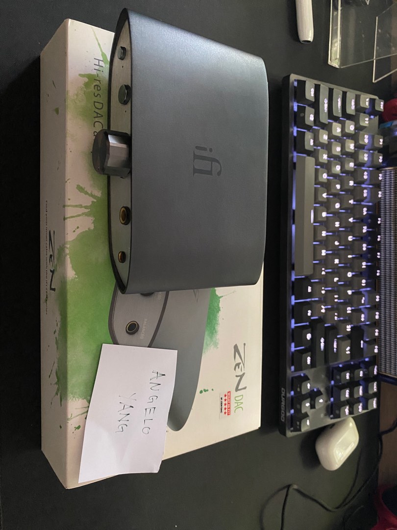 ifi Zen Dac V1 with Audioquest Pearl USB, Computers & Tech, Parts ...