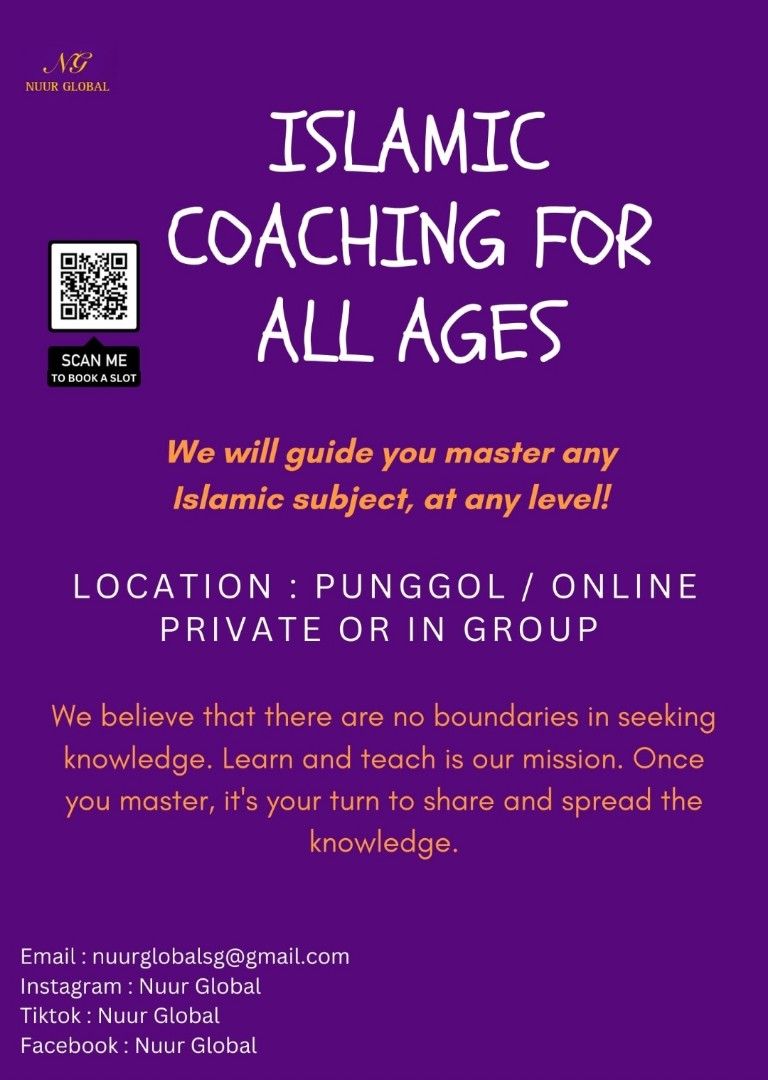 Islamic coaching ngaji iqra quran, Lifestyle Services, Others on Carousell