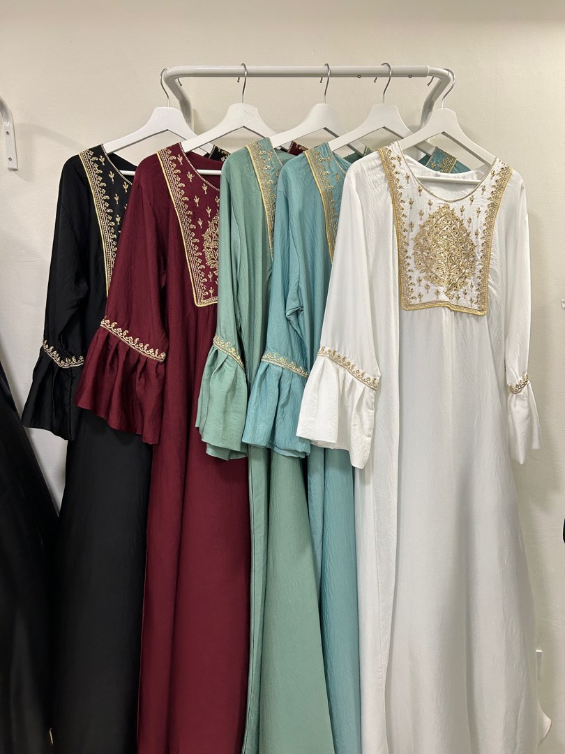Eid 2023 raya jubah from saudi , Women's Fashion, Muslimah Fashion ...