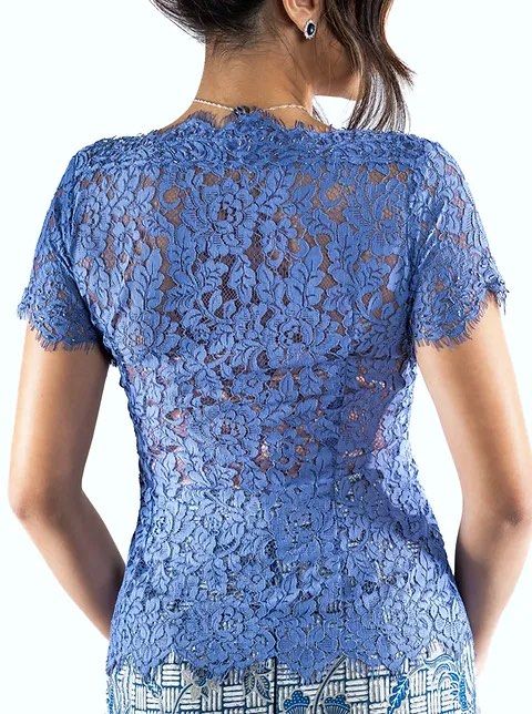 Kebaya Wirda - Kebaya Luna (Periwinkle Blue), Women's Fashion, Dresses ...
