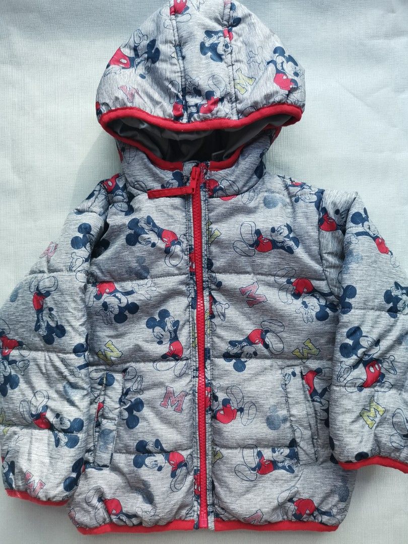 Kids Puffer jacket. Winter jacket. Mickey mouse on Carousell