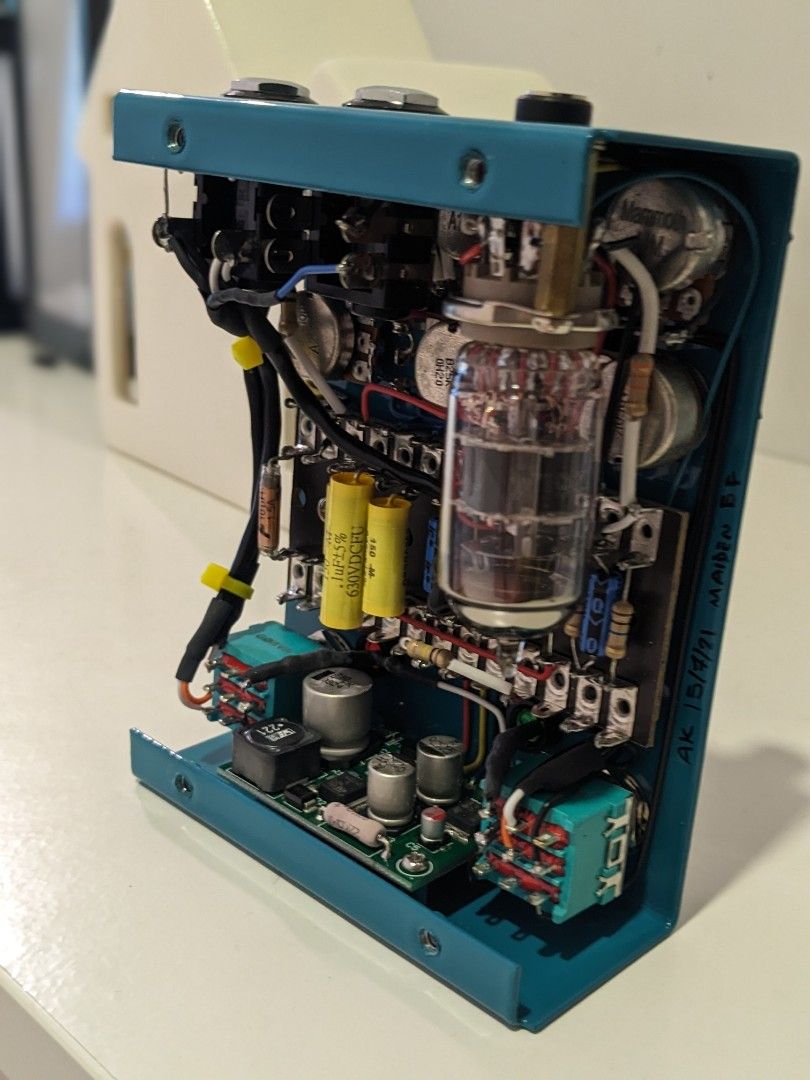 Kingsley Maiden BF - Fender Blackface hand wired tube preamp pedal ...