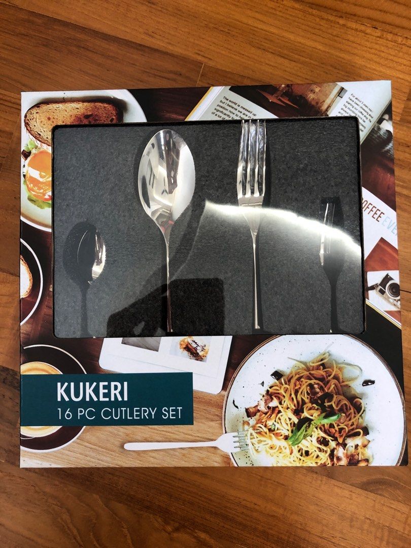 Kukeri 16pcs Cutlery Set, Furniture & Home Living, Kitchenware ...
