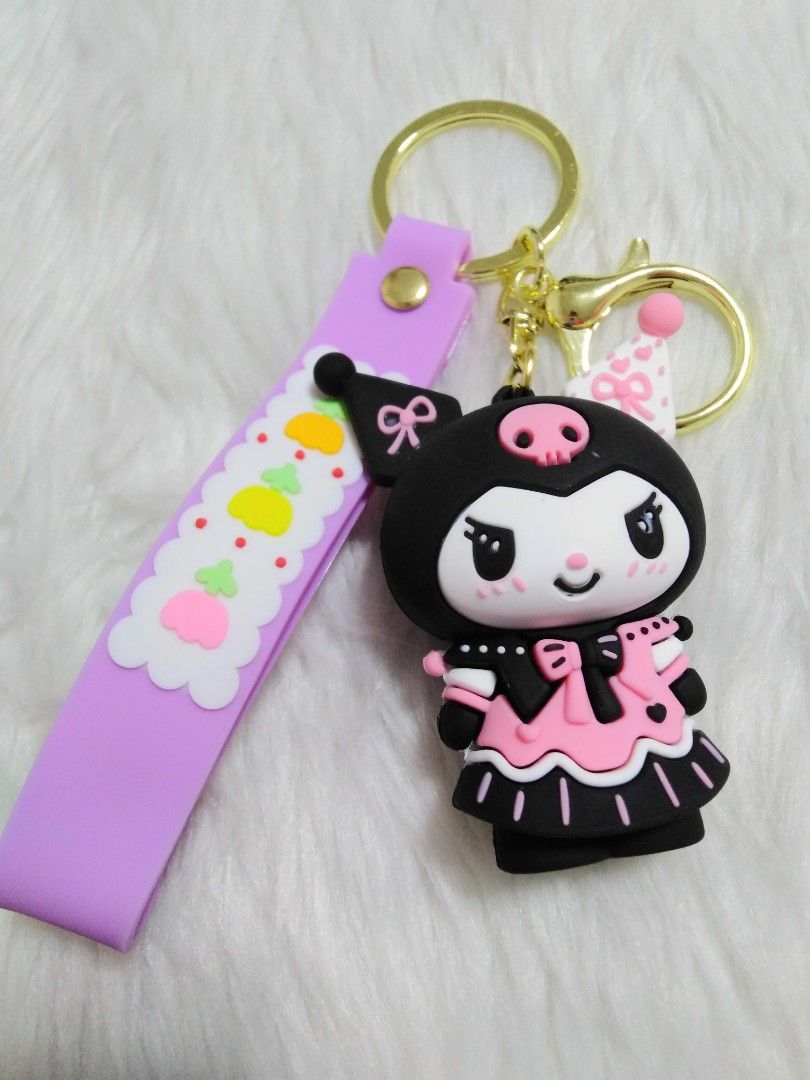 Kuromi keychain, Women's Fashion, Watches & Accessories, Other ...