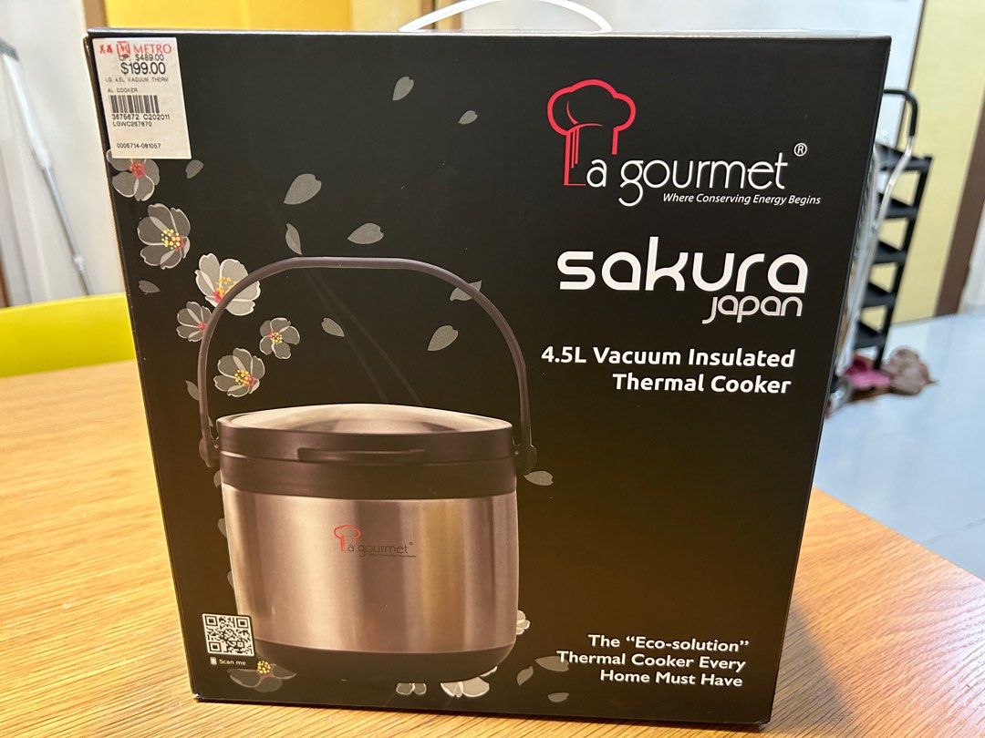 La Gourmet vacuum insulated thermal cooker (4.5L), TV & Home Appliances ...