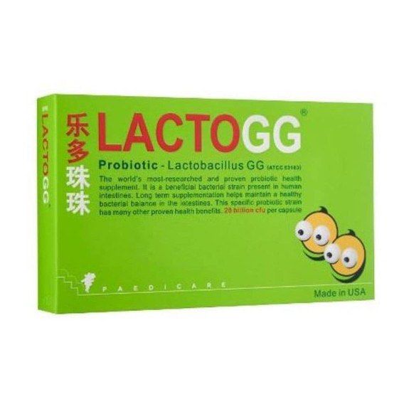 LactoGG Probiotics Capsules 30's, Health & Nutrition, Health ...
