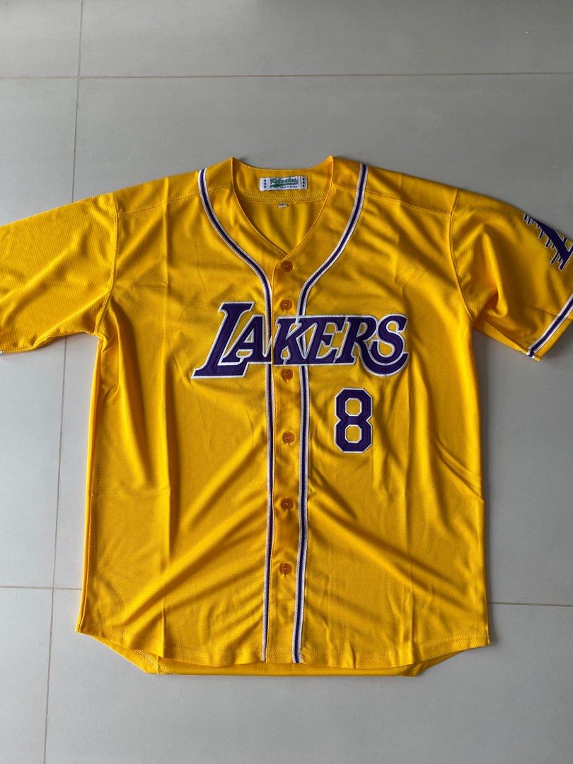 LAKERS BASEBALL JERSEY, Men's Fashion, Activewear on Carousell