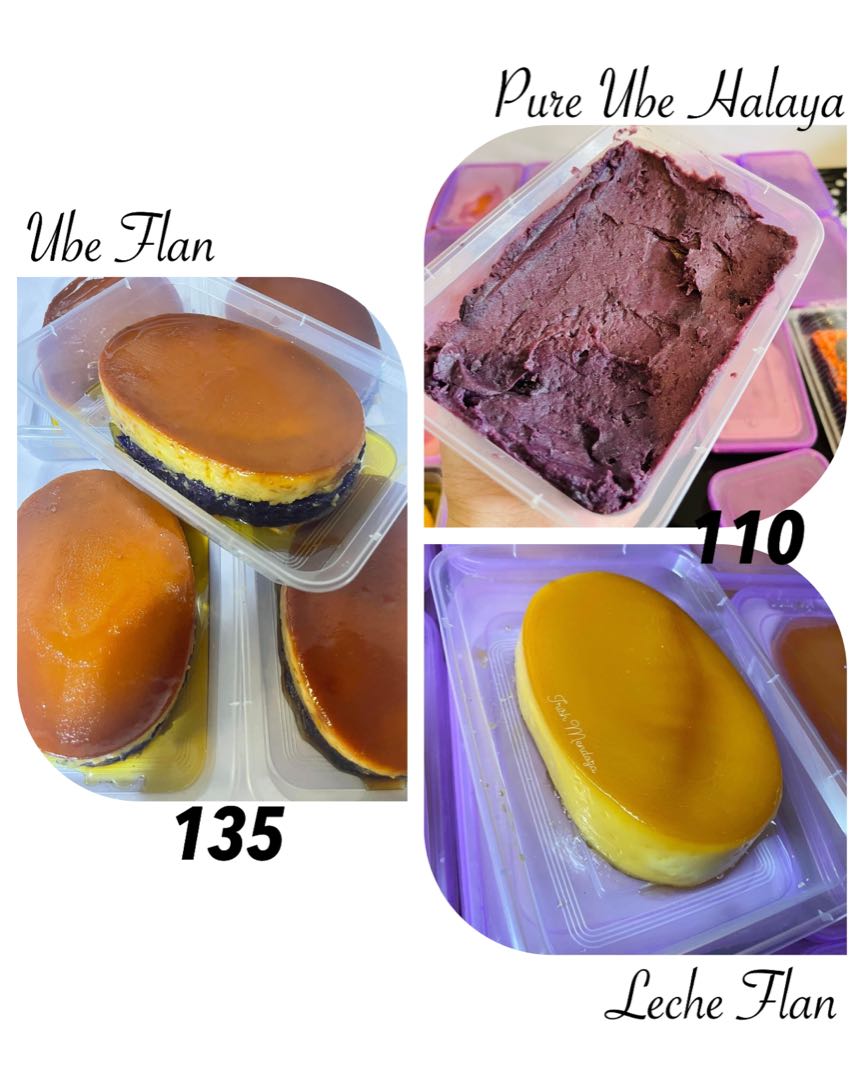 Leche flan ube halaya graham de leche mango float, Food & Drinks, Local ...