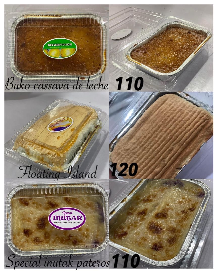 Leche flan ube halaya graham de leche mango float, Food & Drinks, Local ...