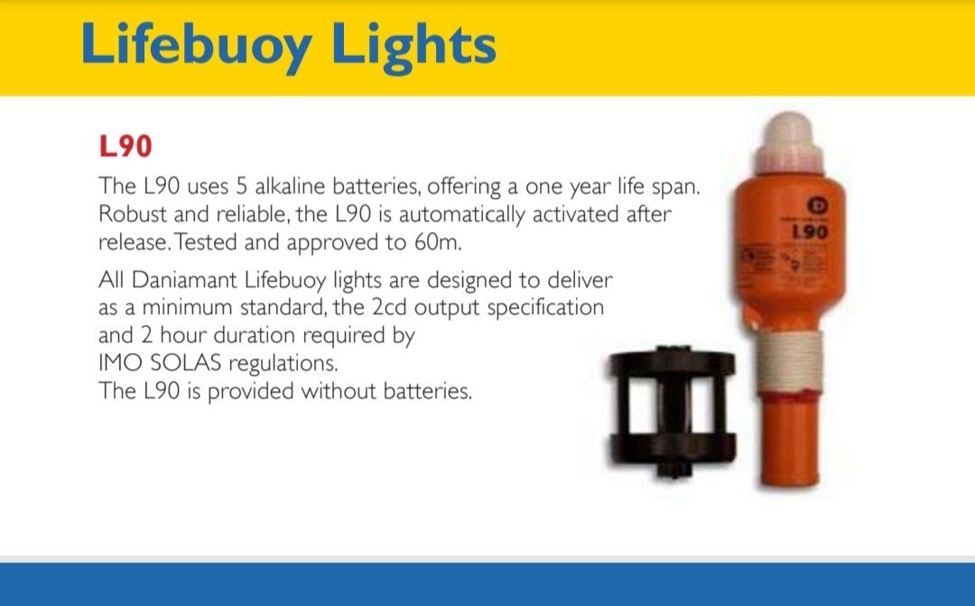 Lifebuoy buoy bouy life lifebouy LIGHT LIGHTS Intrinsically Safe ...