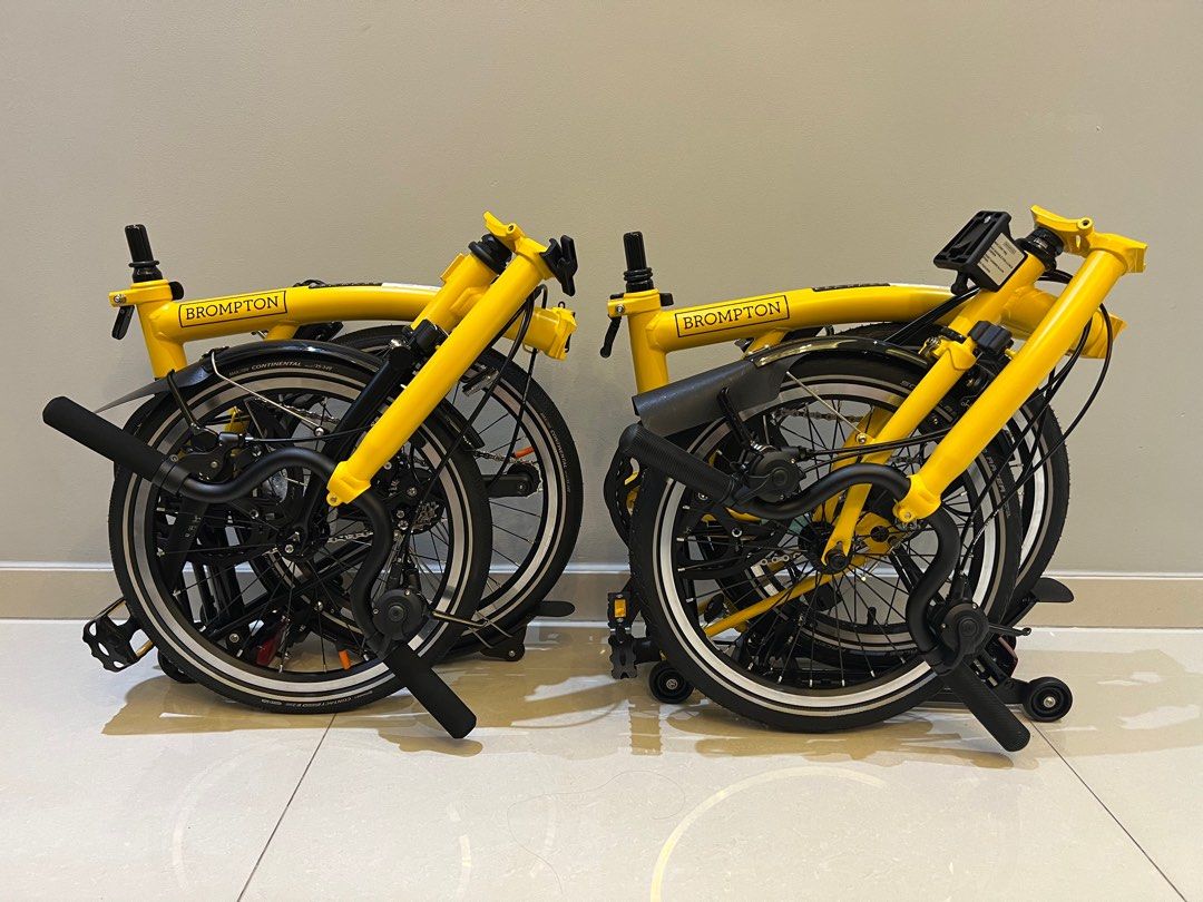 LIMITED EDITION Brompton in Bumblebee Yellow, Sports Equipment ...
