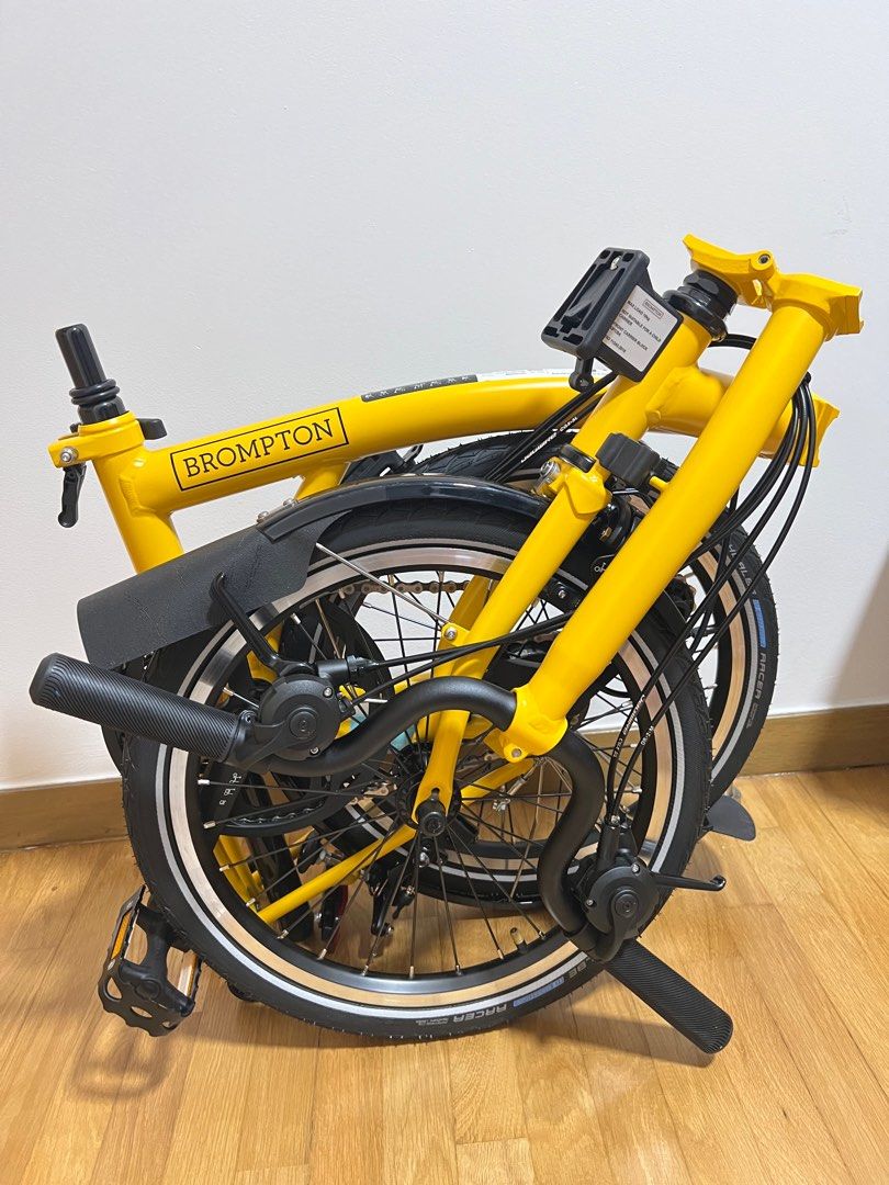 LIMITED EDITION Brompton in Bumblebee Yellow, Sports Equipment ...
