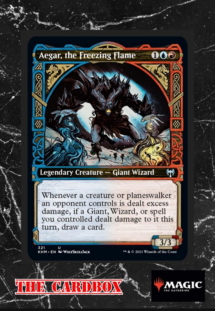 Magic The Gathering - Aegar, the Freezing Flame, Hobbies & Toys, Toys ...