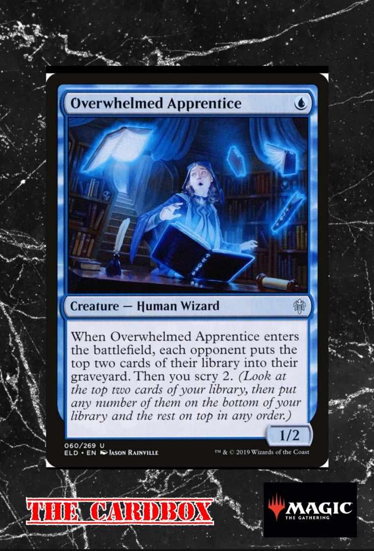 Magic The Gathering - Overwhelmed Apprentice, Hobbies & Toys, Toys & Games on Carousell
