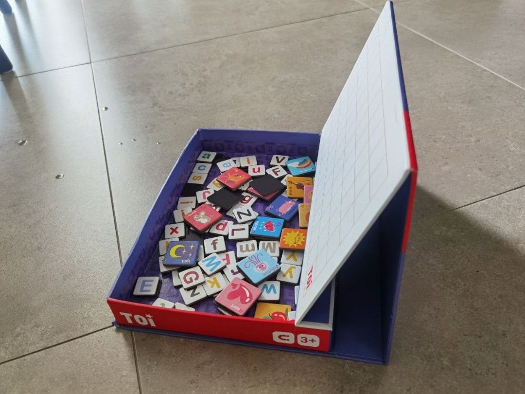 Magnetic alphabet box, Babies & Kids, Infant Playtime on Carousell