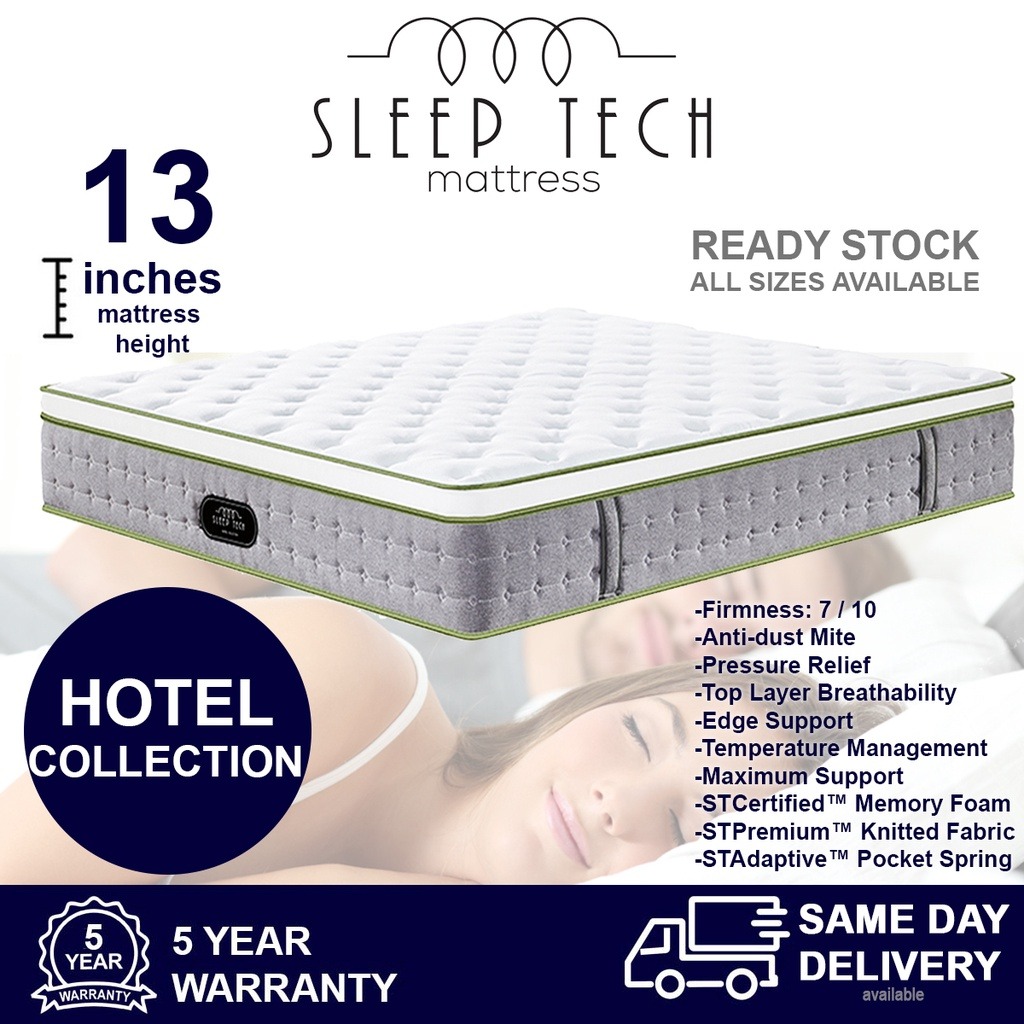 Mattress by Sleep Tech™ Single, Super Single, Queen, King Size Bonnell ...
