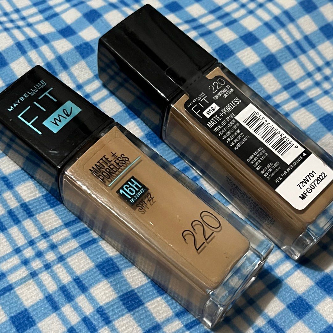 Maybelline Fit Me Matte + Poreless Foundation on Carousell