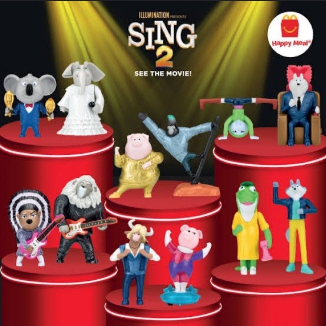 Mcdonalds Sing 2 Complete set 12pcs, Hobbies & Toys, Toys & Games on ...